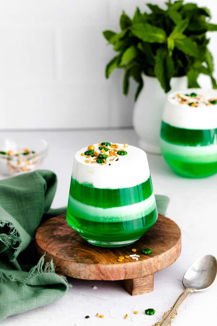 Green Jello Cup